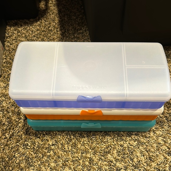 Tupperware | Kitchen | Tupperware Lunch Containers Set Of 3 | Poshmark